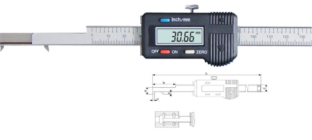 Groove Width Digital Calipers